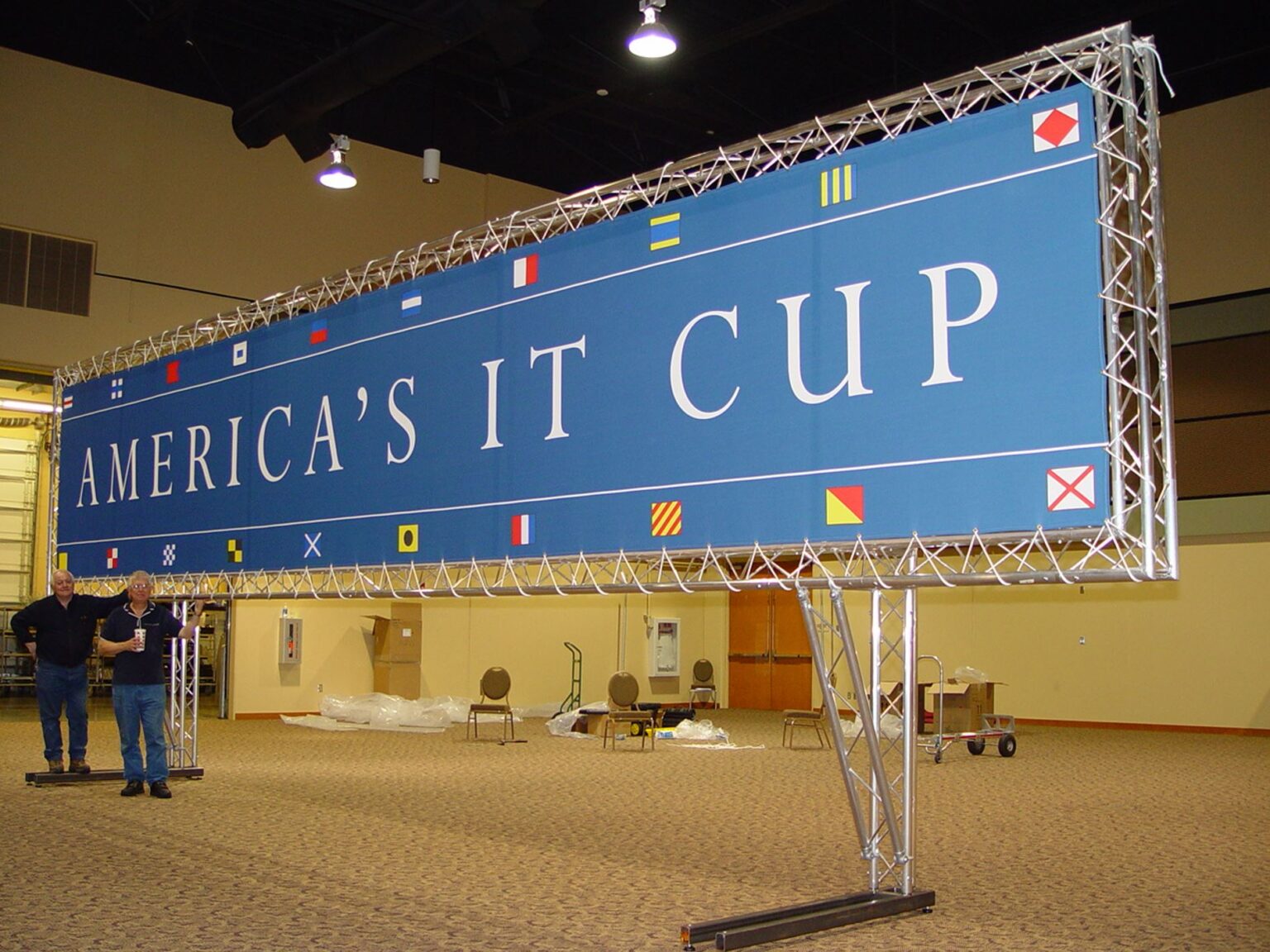 Aluminum Truss Signs & Backdrops for Special Events